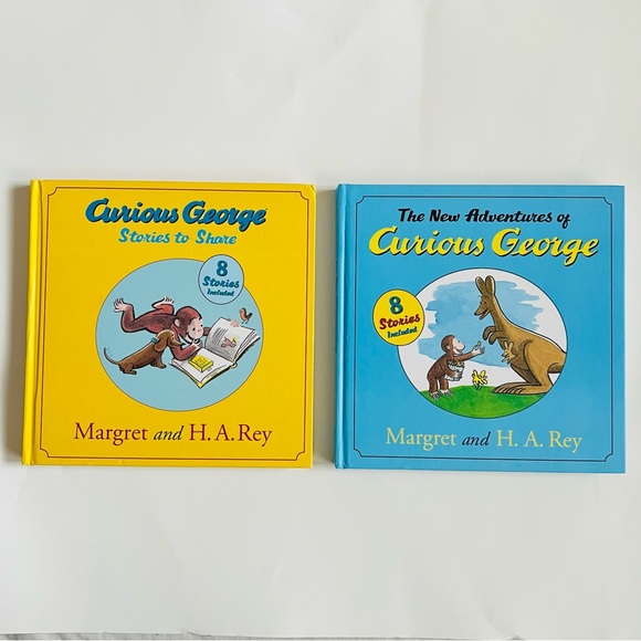 Toys | 2book Set Curious George Story Collection By Margret And Ha ...